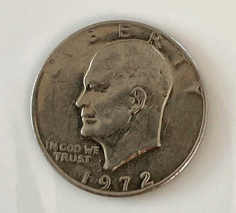 Collectible 1972 Eisenhower Silver Dollar Rare Coin! | eBay
