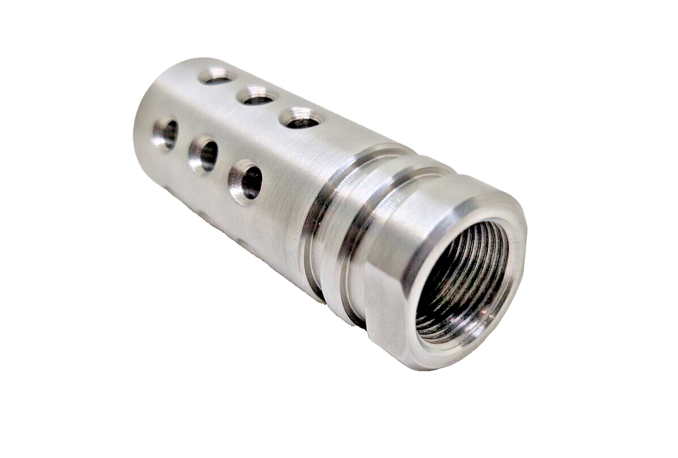 11/16-24 45/70 Stainless Steel 2.25 Inch Muzzle Brake Compensator | eBay