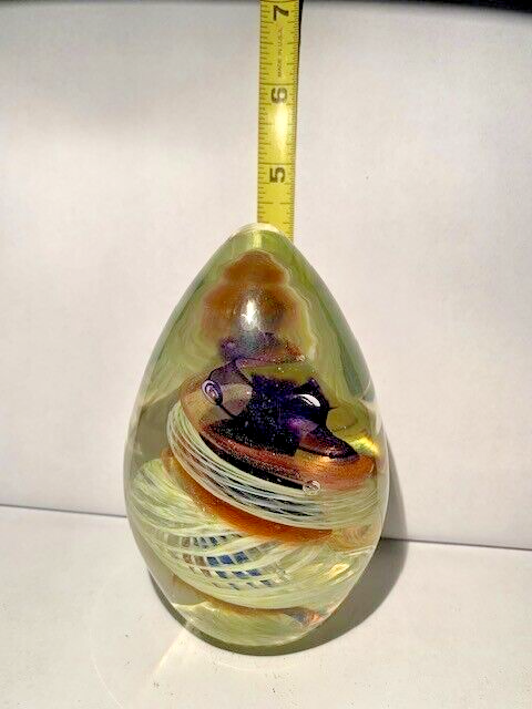 Beautiful Lot of 11 Unique Art Glass Paperweights Multicolor , Great ...