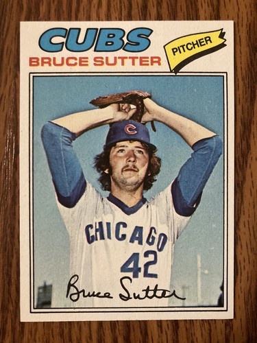 1977 Topps #144 Bruce Sutter RC Chicago Cubs Rookie (NRMT) Centered | eBay
