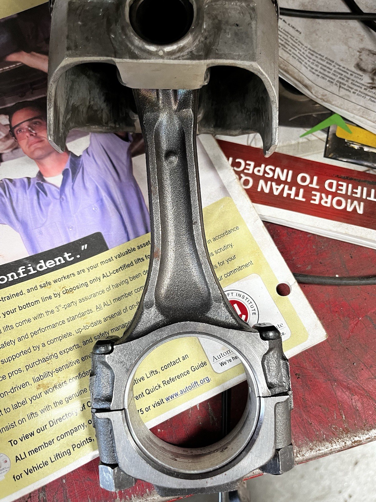 Chevy Mercruiser 454 Magnum Dimple BBC Connecting Rod And Forged Piston ...