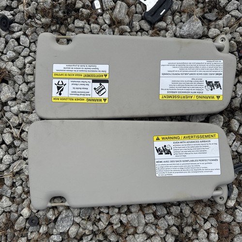 2008-2012 LAND ROVER LR2 SUN VISOR SHADE SET SUNVISORS DRIVER PASSENGER ...