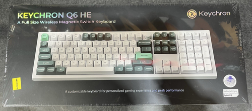 Keychron Q6 HE QMK Wireless RGB Magnetic Keyboard, Shell White SKU: Q6H ...