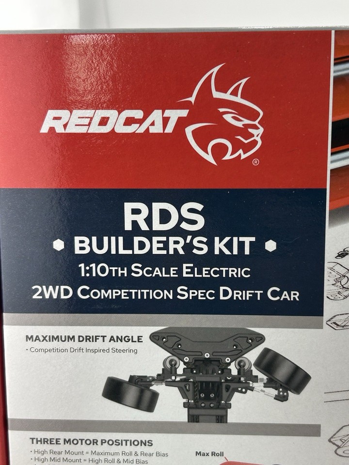 Redcat Racing RDS 1/10 Builders Kit Drift car Carbon Fiber Chassis ...