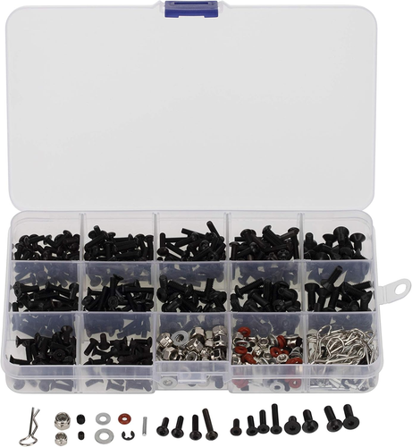 500PCS Universal RC Car Screws Box Kit Screws Hardware Fasteners ...
