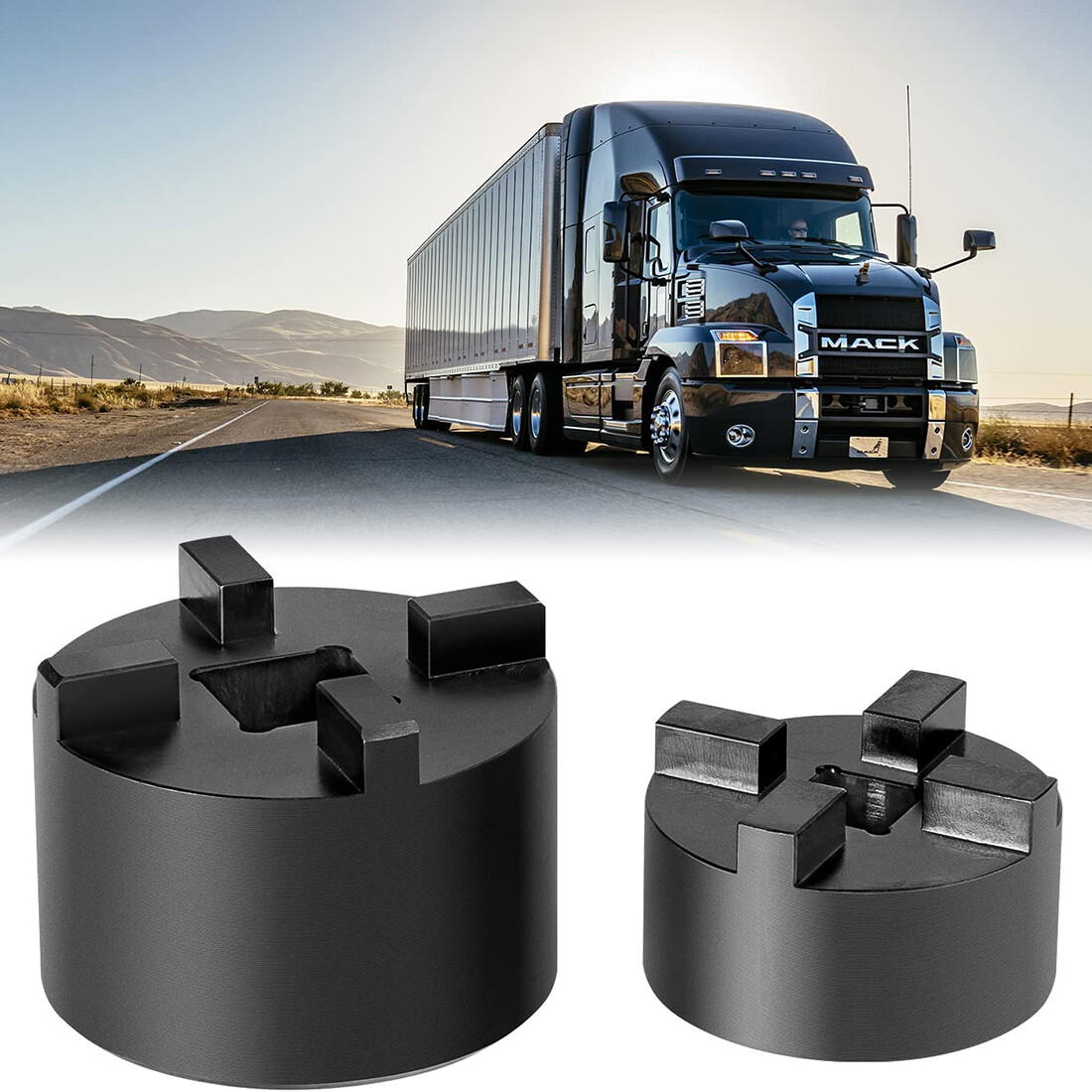 for Mack Truck King Pin Socket Set with 1 7/8 , 2 3/8 Cap Removal Tool ...