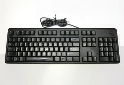Genuine Dell Keyboard KB212-B Wired USB Black Heavy Duty Very Good ...