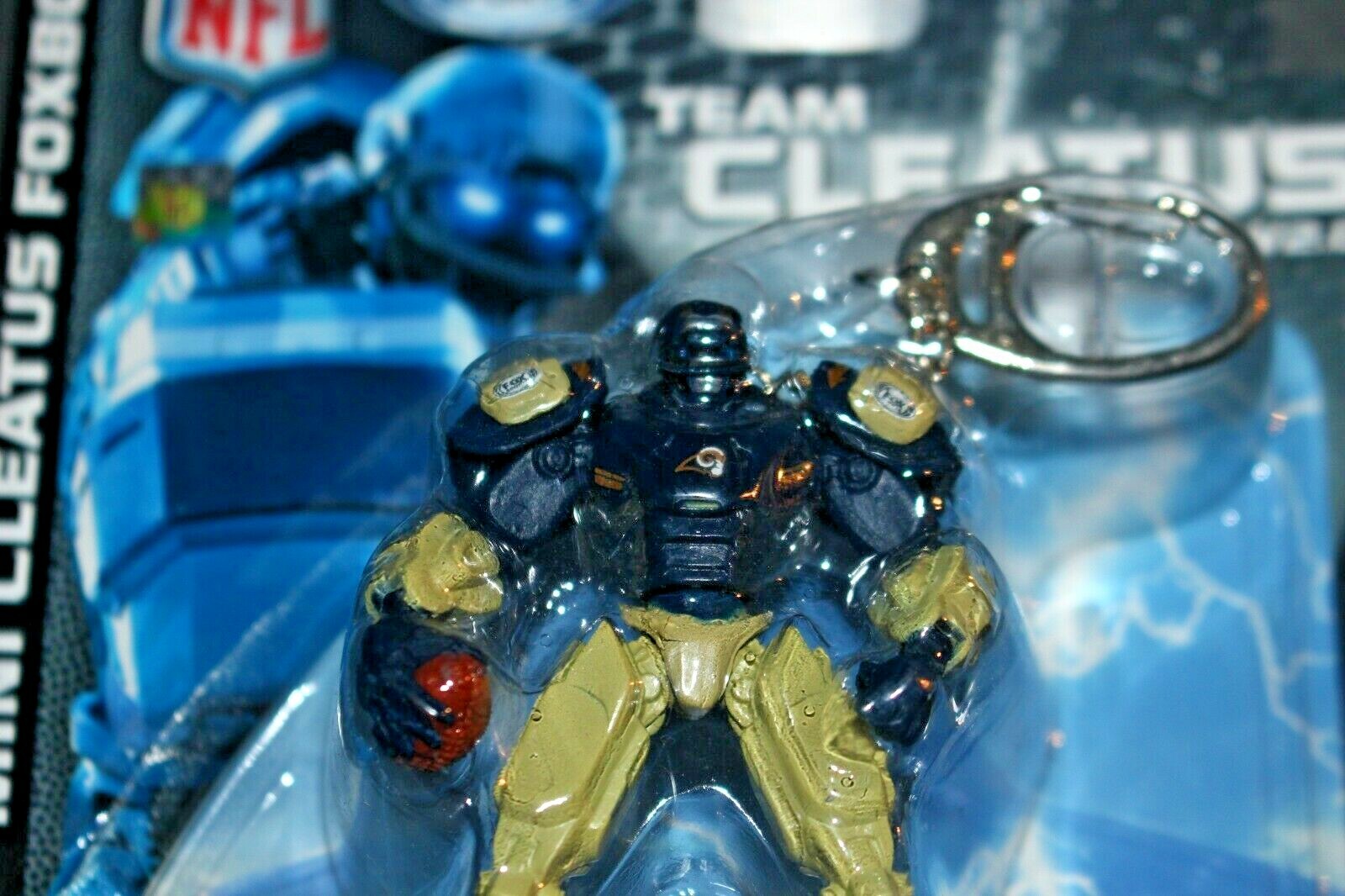 Fox Sports Foxbot Keychain St. Louis Rams 3" Robot Cleatus 2012 NEW ...