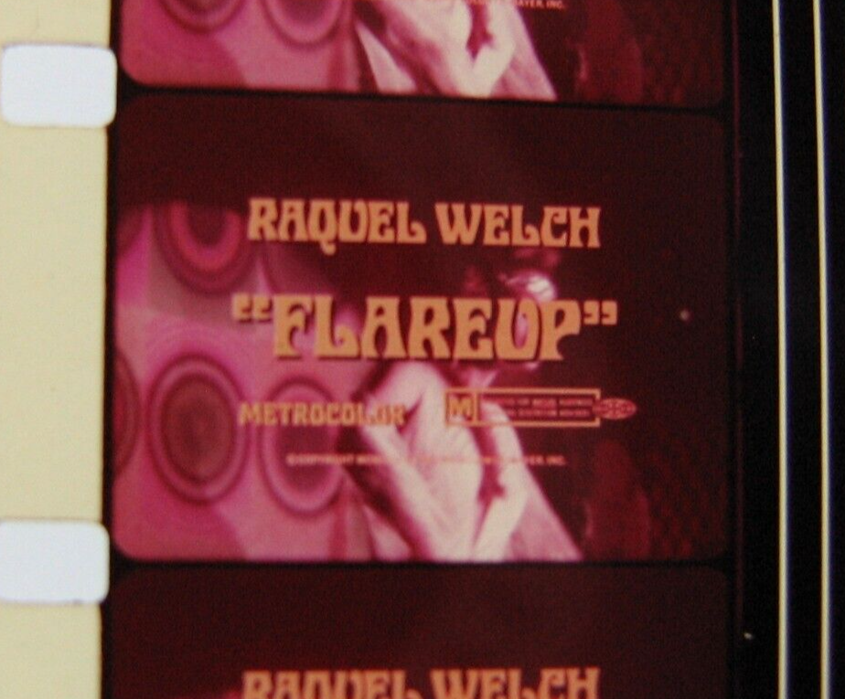 16mm ORIGINAL 30 sec TV Spot Trailer - Raquel Welch - FLAREUP 1969 | eBay