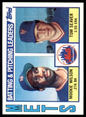 1984 Topps Mets Batting & Pitching Leaders/Checklist . New York Mets ...