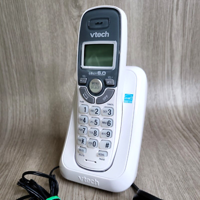 Vtech CS6114 DECT 6.0 Handset Cordless Telephone W/ Charging Base ...