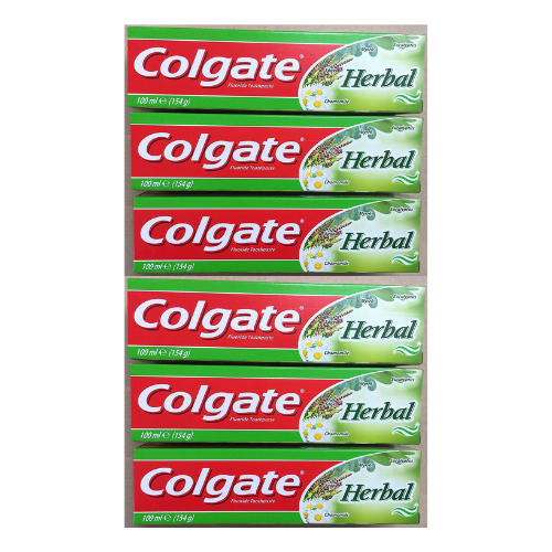 6X Colgate Herbal Fluoride Toothpastes Eucalyptus,Myrrh,Sage ...