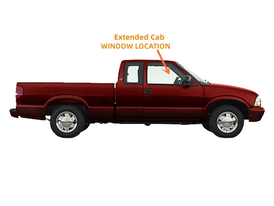 1994-2005 Chevy S10 GMC Sonoma S15 Passenger Right Front Door Window ...