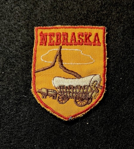 Patch NEBRASKA State Souvenir Travel Wagon Schooner Oxen Homesteading ...