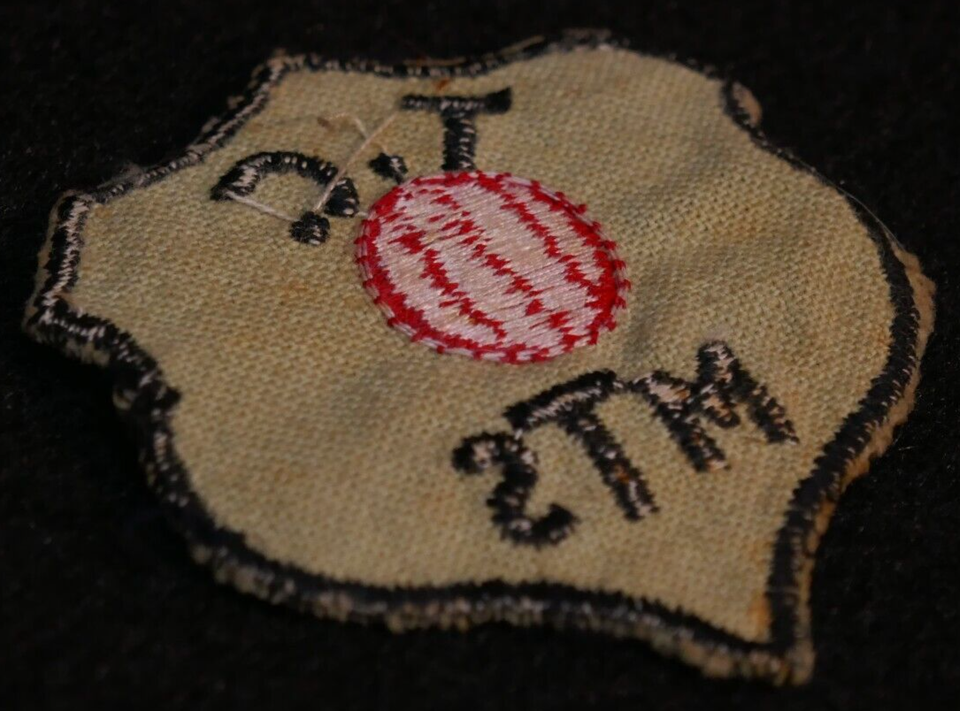 WWII US Army T.C. MTS Red Ball Express Drivers Sleeve Patch Theater ...