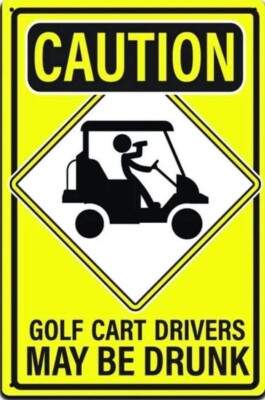 GOLF Rustic Vintage Retro Tin Signs Man Cave, Shed & Bar -Garage Sign ...