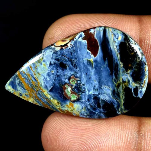 Blue Pietersite Pear Cabochon 100% Natural Loose Gemstones 34.30Cts. | eBay