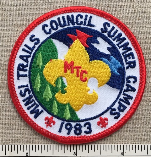 1983 MINSI TRAILS COUNCIL Boy Scout Summer Camp PATCH MTC PA Scouts Camps BSA | eBay