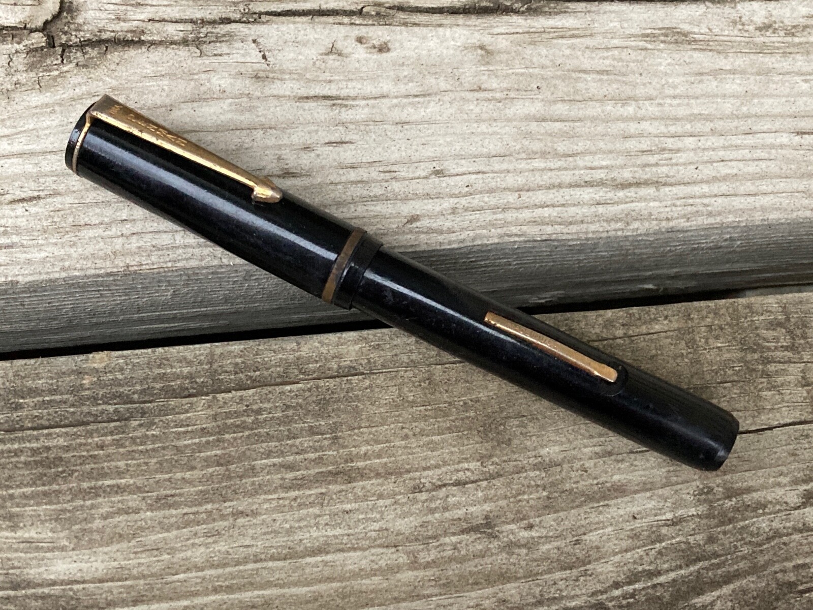Vintage Black PENMAN Fountain Pen 4.5" Lever Fill | eBay