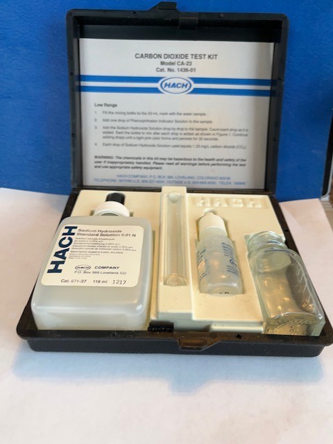 Hach CO2 Test Kit CA-23 Carbon Dioxide 1436-01 Never Used | eBay