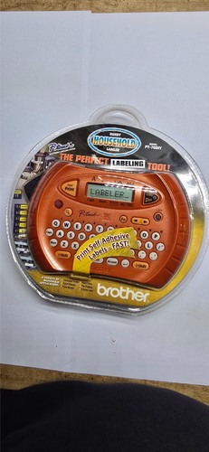 Brother PTouch PT-70DIY Handheld Label Maker Printer Orange Brand New ...
