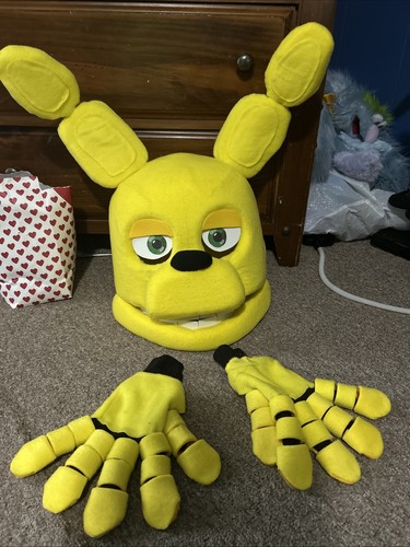 Custom Made Spring Bonnie Head FNAF with Gloves | eBay