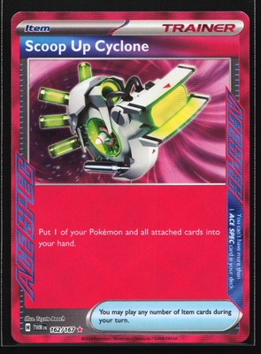 Pokemon Scoop Up Cyclone 162/167 Twilight Masquerade ACE SPEC Holo Rare ...