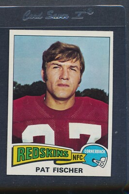 1975 Topps #332 Pat Fischer Redskins NM/MT *1088 | eBay