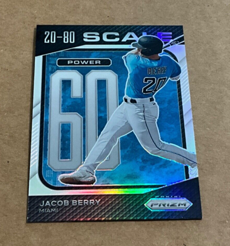 2023 Panini Prizm - 20-80 Scale Jacob Berry #SC2 Silver Prizm (RC) for ...