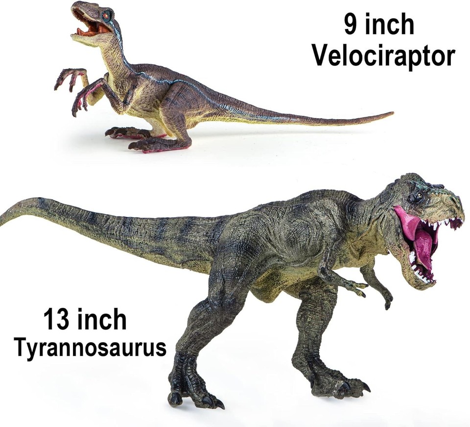 6PCS Jumbo Dinosaur Toy Set Realistic Dinosaur Toys For Kids Large Dino ...