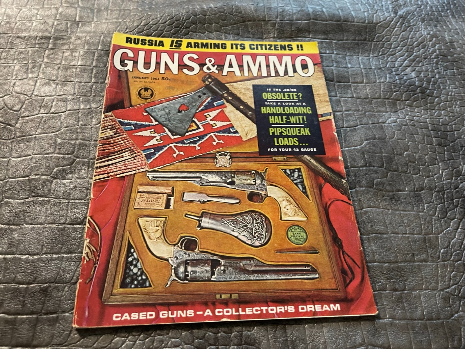 JANUARY 1963 GUNS AND AMMO vintage magazine | eBay