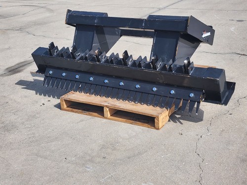 72" Wolverine Ripper Comb Scarifier Hydraulic Skid Steer Attachment 6 ...