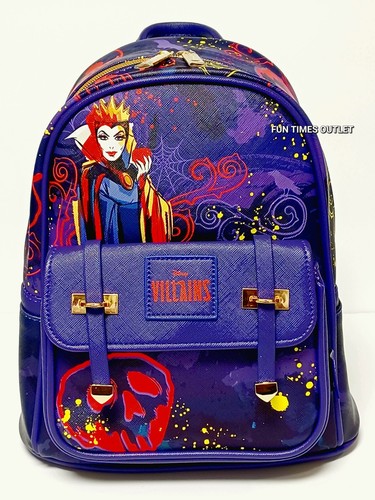 Disney Villains Evil Queen Purse Backpack 11″ Faux Leather Carry All ...