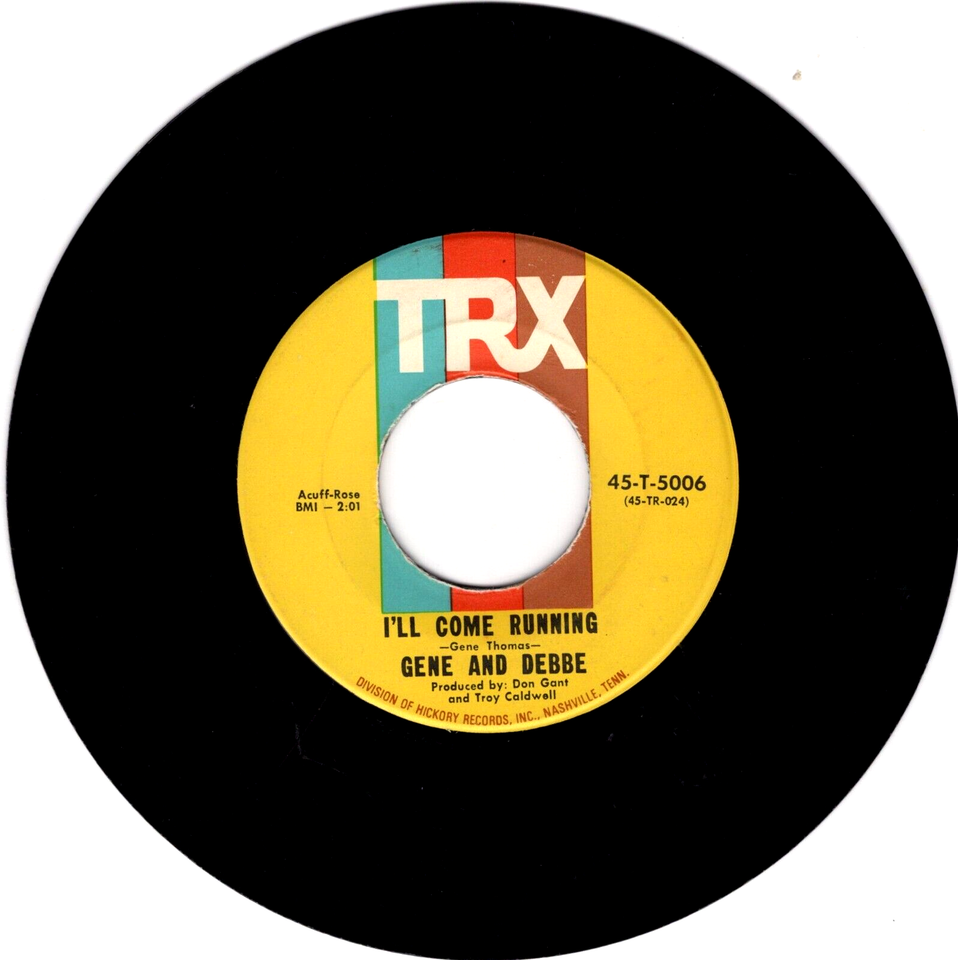 Gene And Debbe – Playboy / I'll Come Running 1967 TRX Rock VG Plays ...