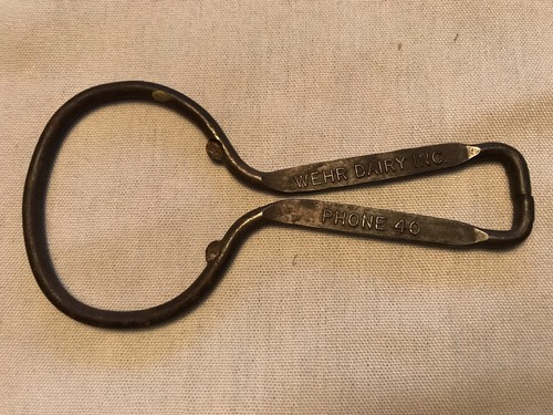 Wehr Dairy Vintage Milk Bottle Opener, Circa 1920 | eBay