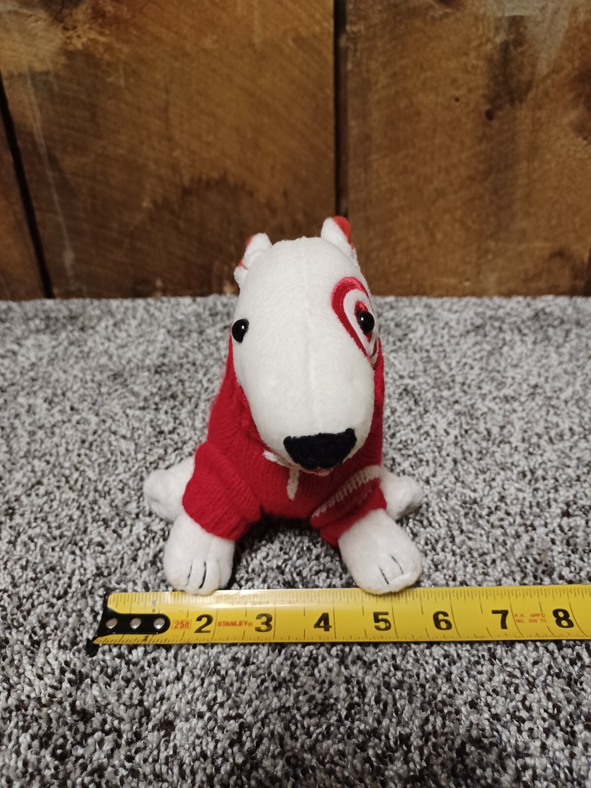 Target Store BULLSEYE Dog Christmas Sweater Plush Stuffed Animal | eBay
