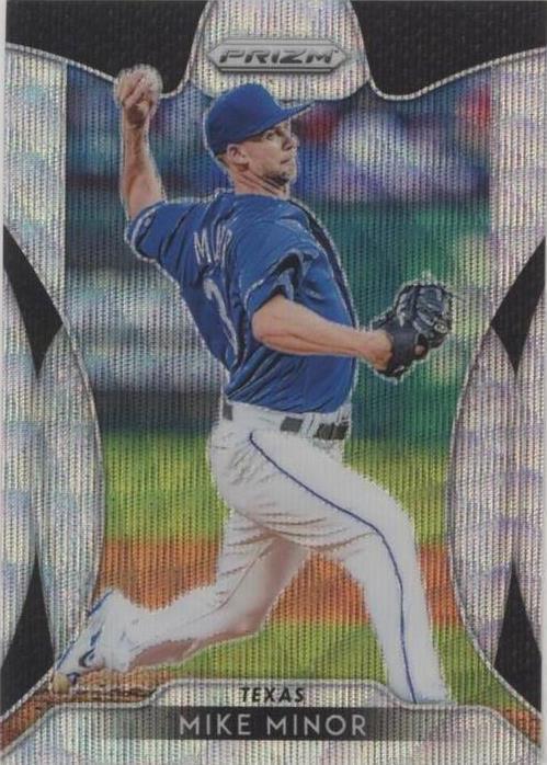 2019 Panini Prizm - Mike Minor #69 Blue Wave Prizm /60 for sale online ...