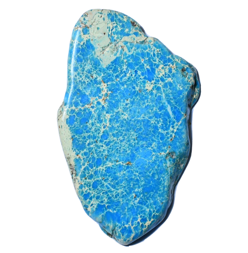 Natural Blue Ridge Turquoise 168.0 Ct Polished Slab Untreated Certified ...