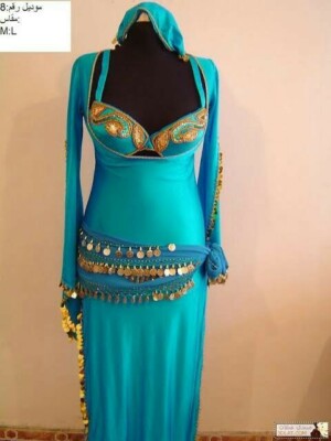 Egyptian Belly Dancing Galabeya Baladi Falahi made any color | eBay