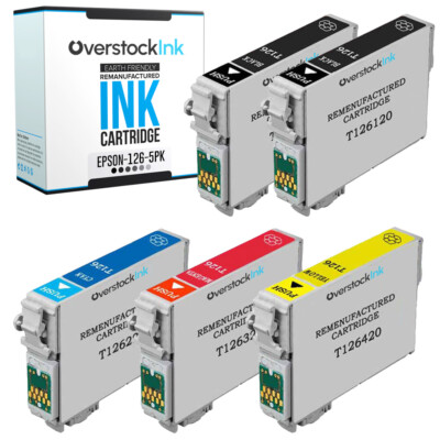 5-Pack Compatible OSI 126 Combo Pack Ink Cartridges for Epson Stylus ...