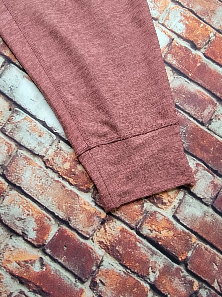 Lole Sunstone Heather Drawstring Pocket Half Moon Joggers Womens Size M ...