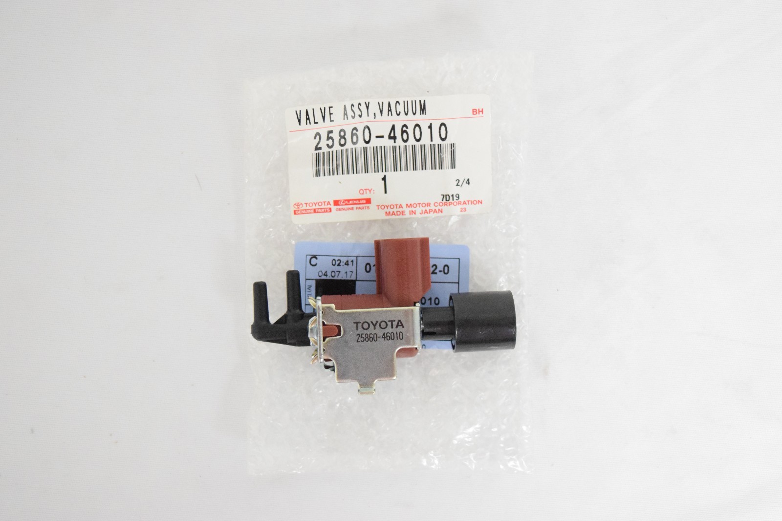 GENUINE TOYOTA LEXUS FACTORY NO 1 VACUUM SWITCHING VALVE 25860-46010 ...