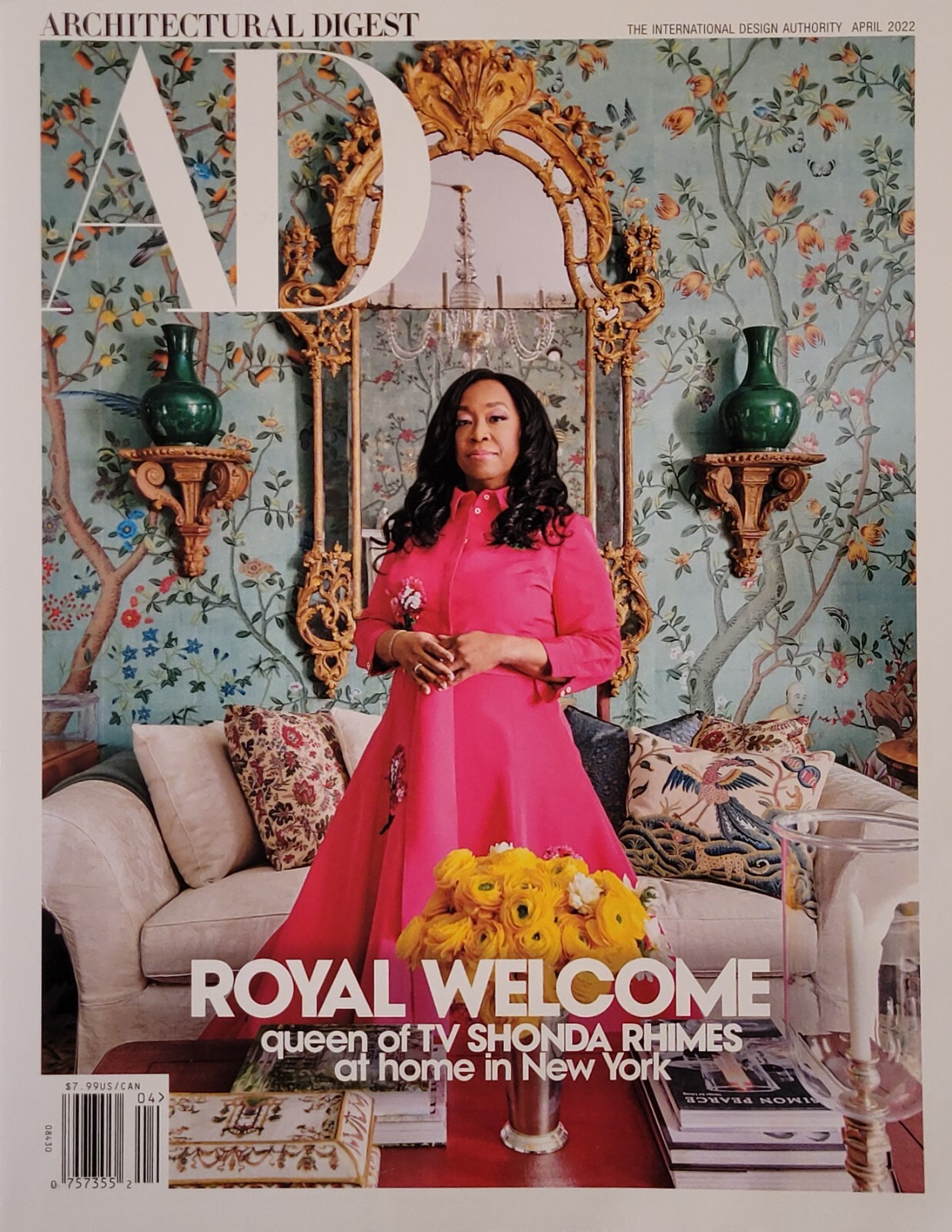 SHONDA RHIMES - QUEEN OF TV April 2022 ARCHITECTURAL DIGEST Magazine | eBay