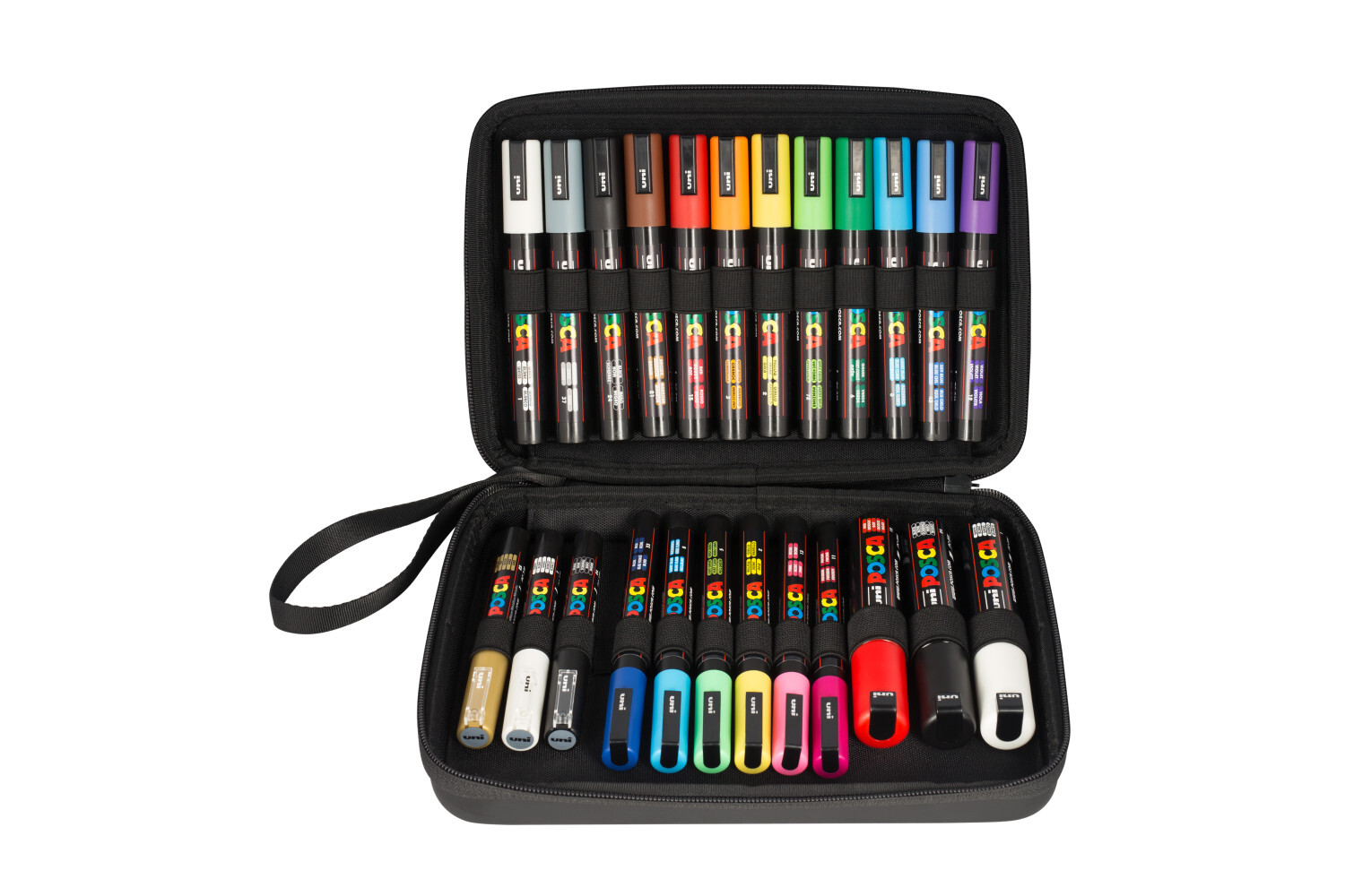 Posca Pigmentmarker - 24 Stück (Kit mit Koffer) (M POSCA/24 001) online ...
