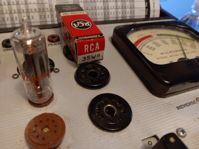 Vintage RCA 35W4 Vacuum Tube NOS NIB *TESTED* | eBay