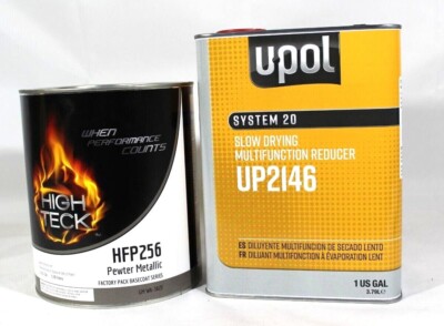 Pewter Metallic Basecoat Paint GM WA382E HIGH TECK HFP256 & Slow ...