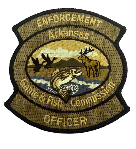 ARKANSAS GAME & FISH COMMISSION ENFORCEMENT SHOULDER SLEEVE SUBDUED ...