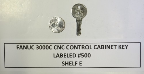 FANUC 3000C CONTROL CABINET KEY? KEY IS LABELED "500" | eBay Australia