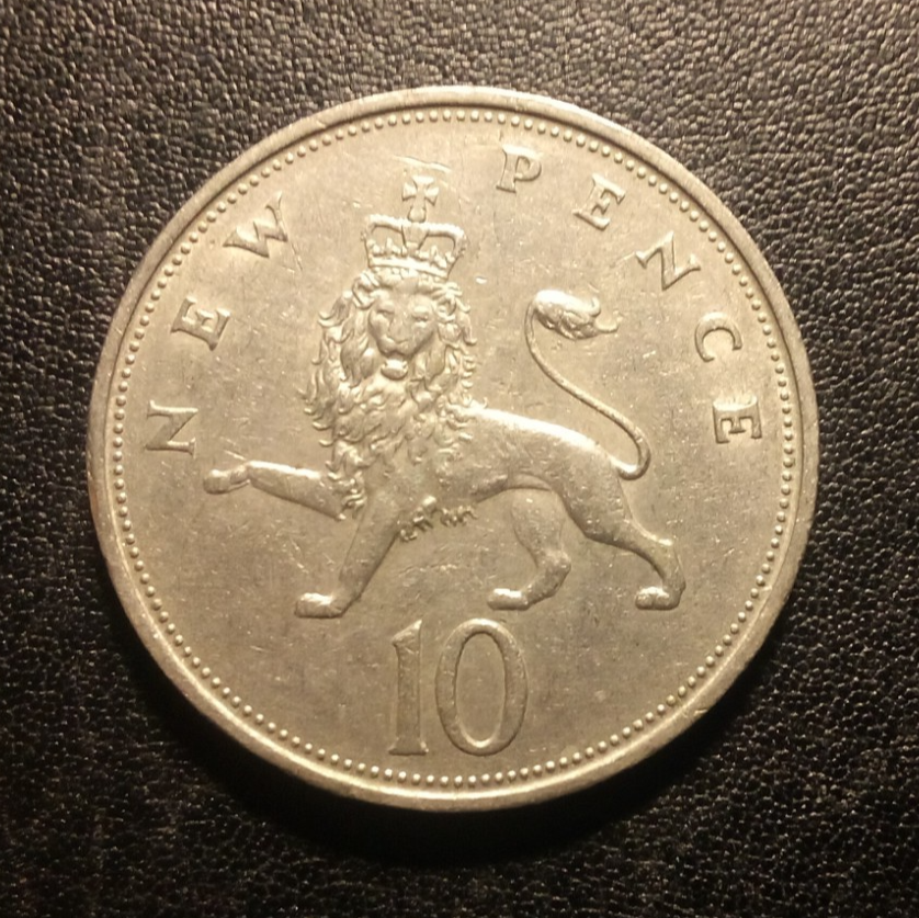 1968 Great Britain 10 Pence Coin | eBay