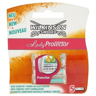 Wilkinson Sword LADY PROTECTOR Razor Blade Refills - Comfort Strip - 5 ...